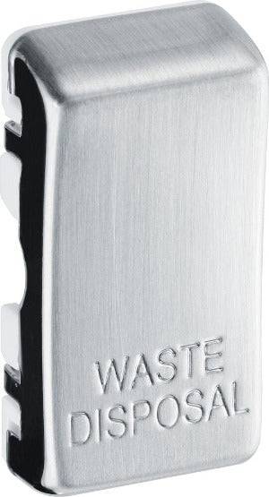 BG Brushed Steel Engraved Waste Disposal Grid Rocker Cap RRWDISBS | The ...